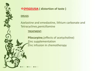 Oral manifestations of drug reactions & treatment | PPTX