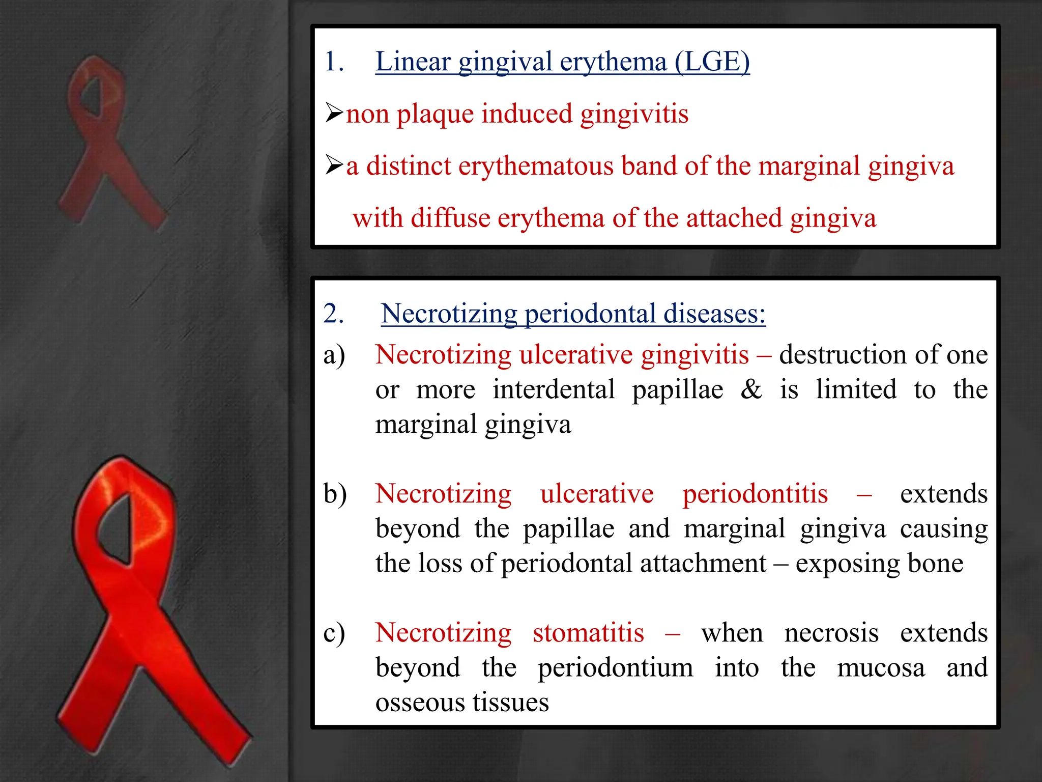 Oral manifestations of AIDS - ACQUIRED IMMUNO DEFICIENCY SYNDROME [ HIV ...