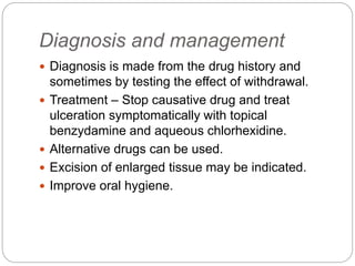 ORAL MANIFESTATIONS OF DRUG REACTIONS.ppt
