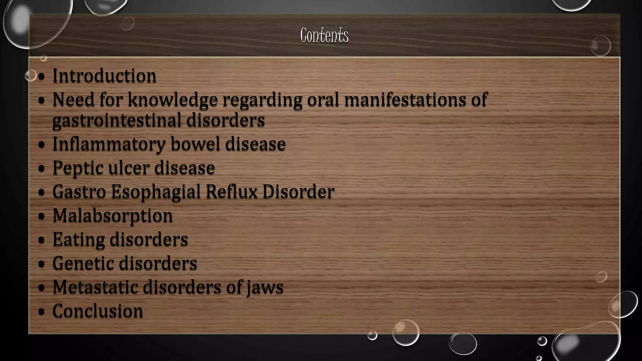 Oral manifestations of gastrointestinal disorders.ppt