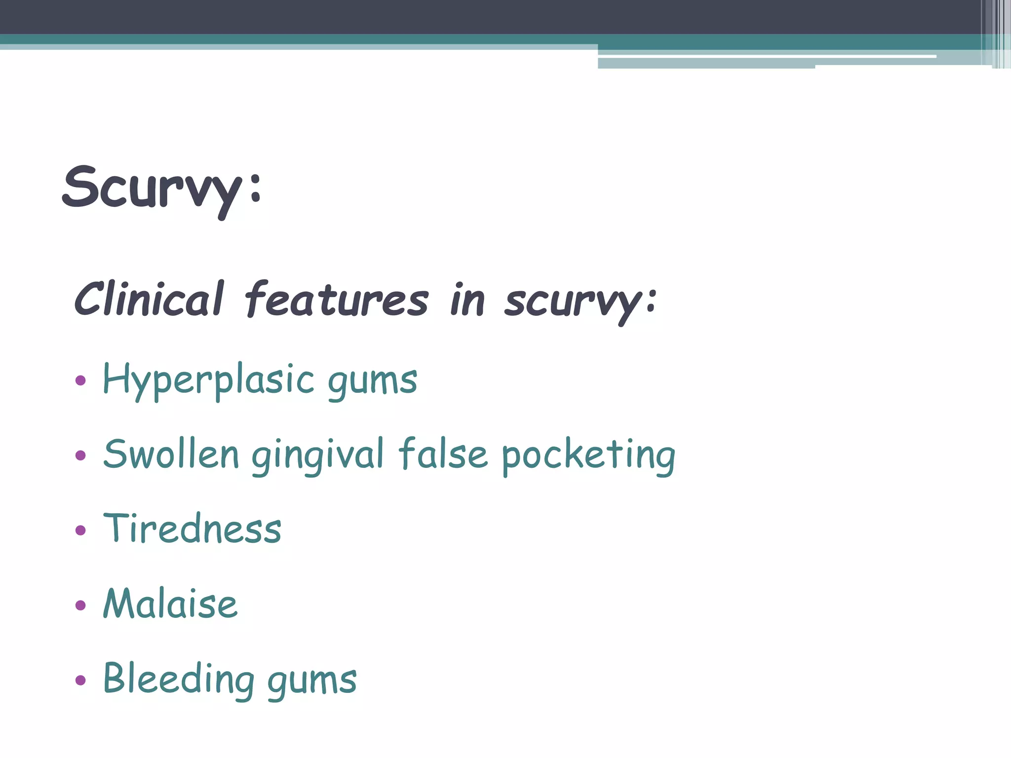 Oral manifestations of nutritional deficiencies | PPTX