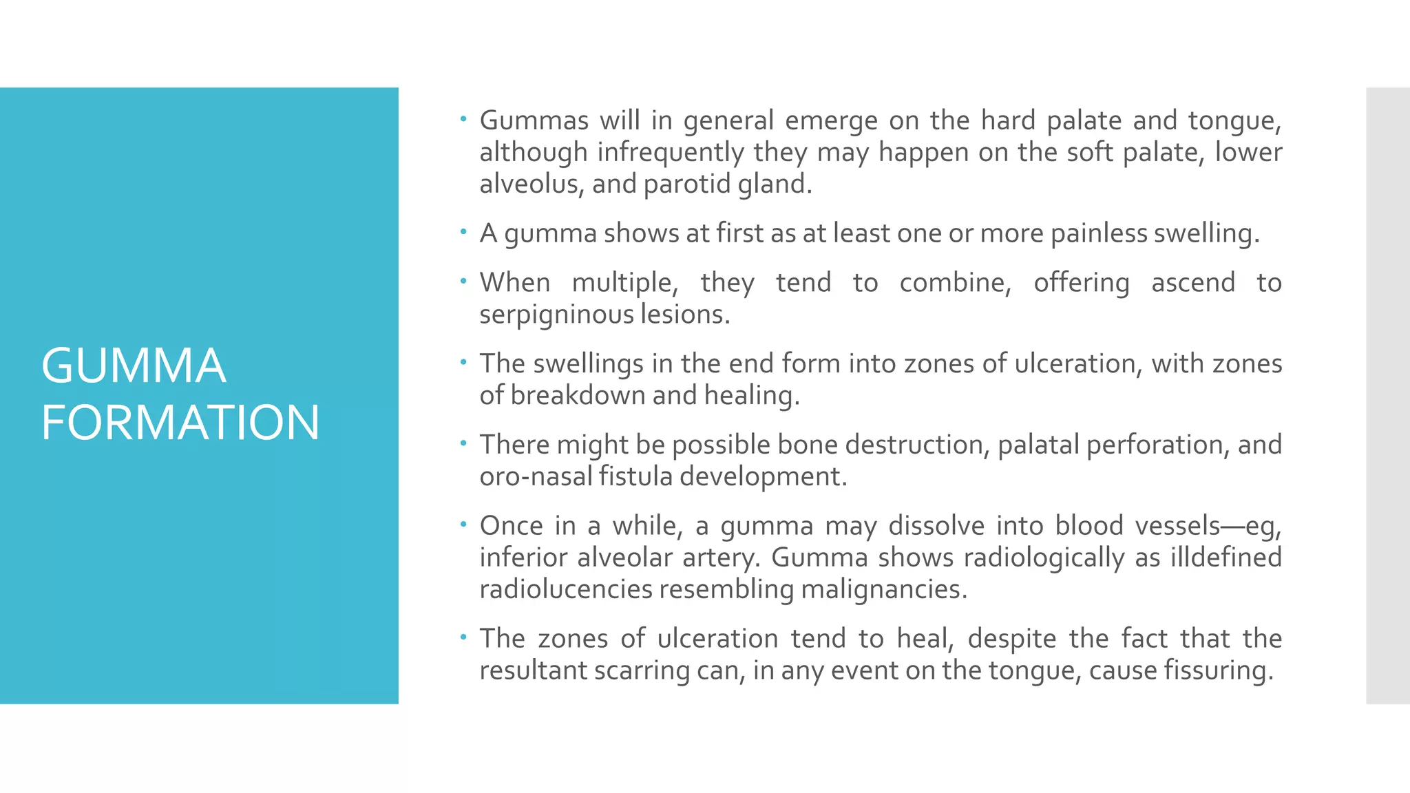 ORAL MANIFESTATIONS OF SYPHILIS-A review | PPTX