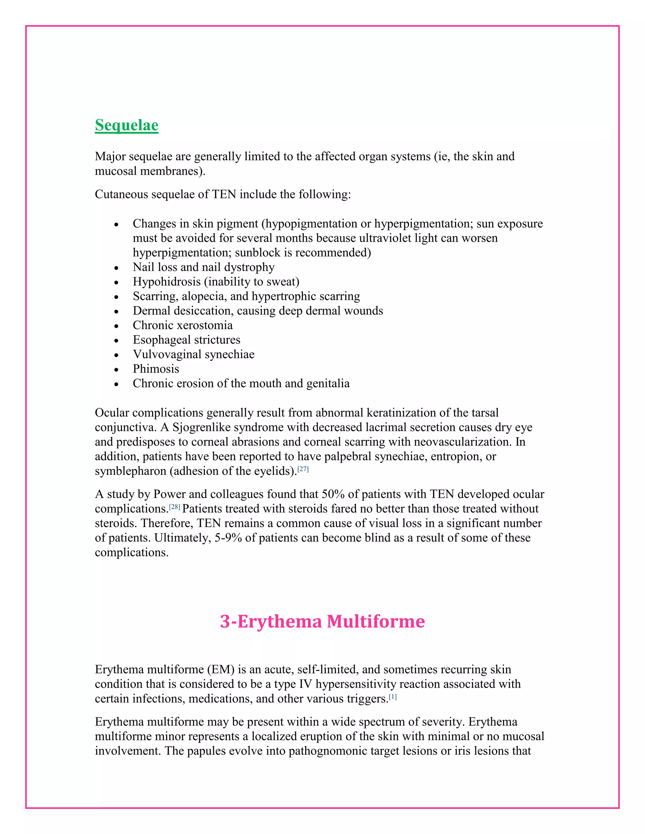 Muco-cutaneo-ocular syndrome | PDF