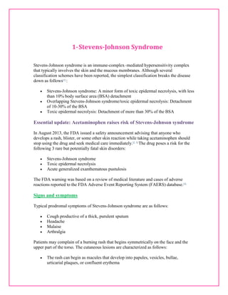 Muco-cutaneo-ocular syndrome | DOCX | Skin and Dermatology | Diseases ...
