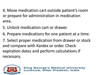 Oral medication | PPTX
