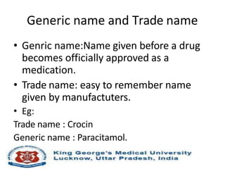 Oral medication | PPTX