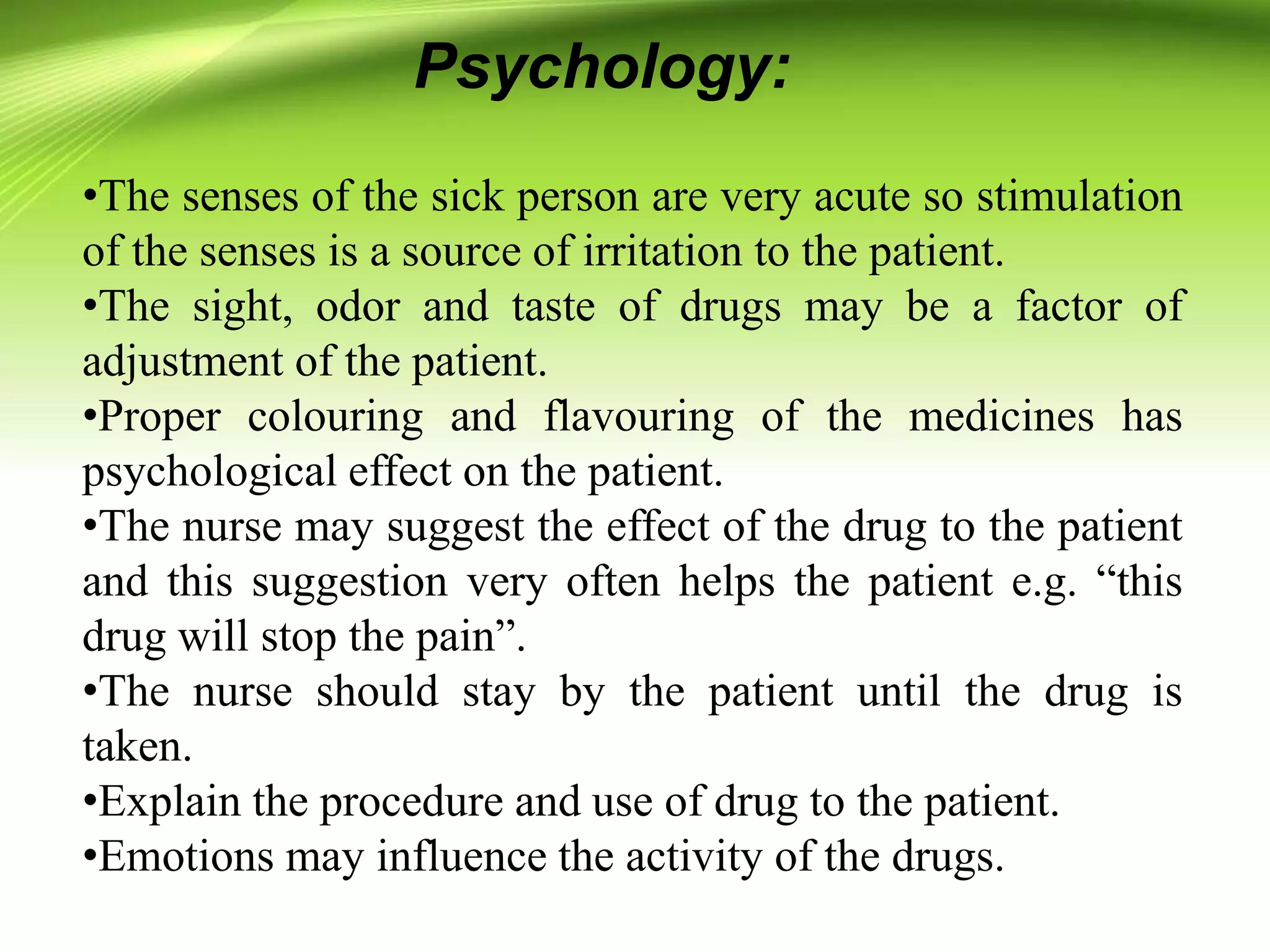 Oral medication administration | PPTX