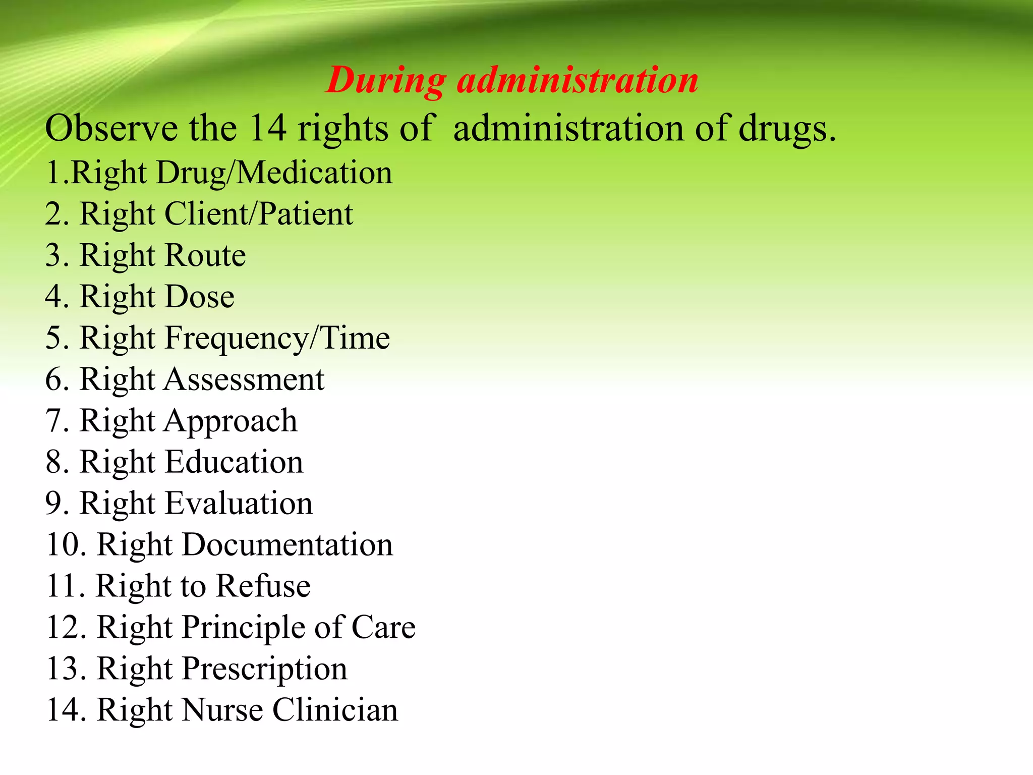 Oral medication administration | PPTX