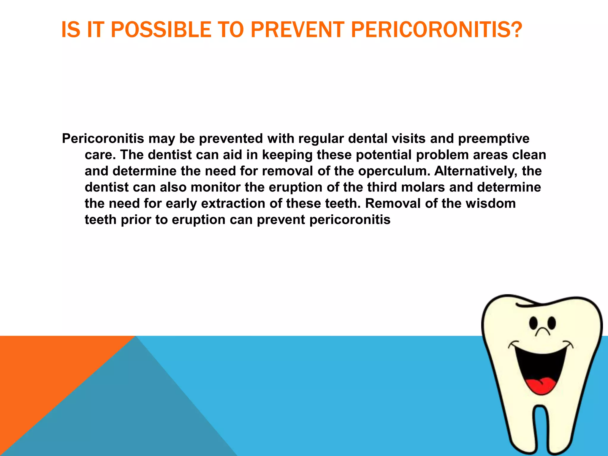 pericoronitis(RR) | PPTX