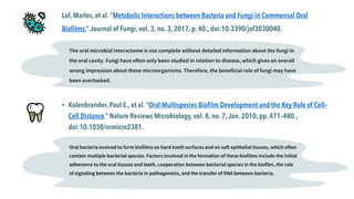 Visual Annotated Oral Microbiome Research Bibliography | PPT