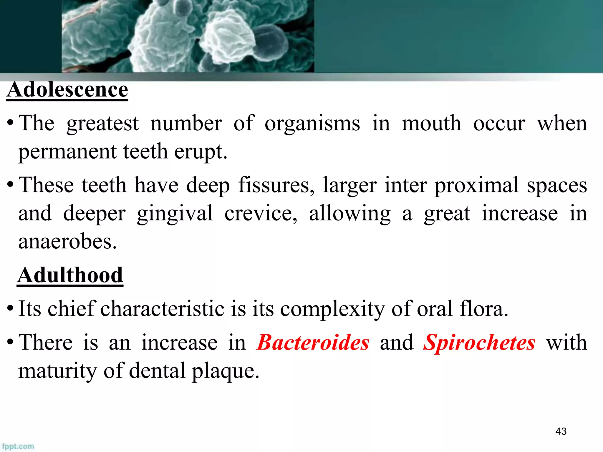 Oral microflora | PPTX