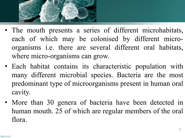 Oral microflora | PPTX