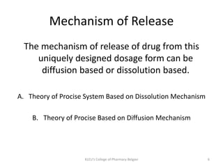 Oral modified release delivery technologies(procise and ring cap) | PPT
