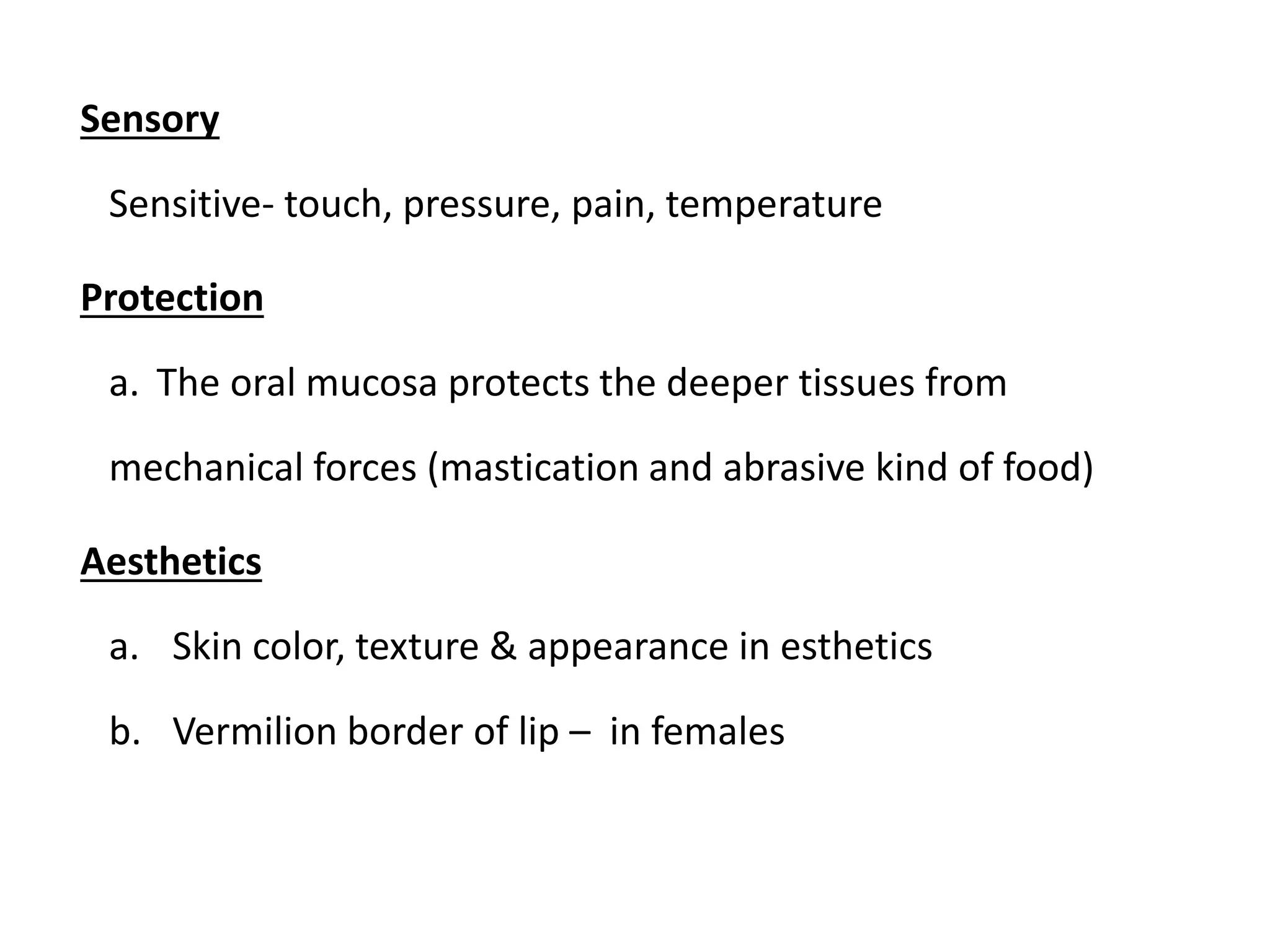 Oral mucosa in health | PPTX