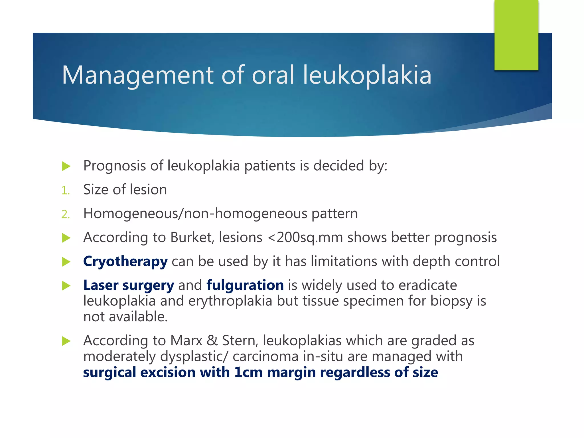 Oral mucosal lesions | PPTX