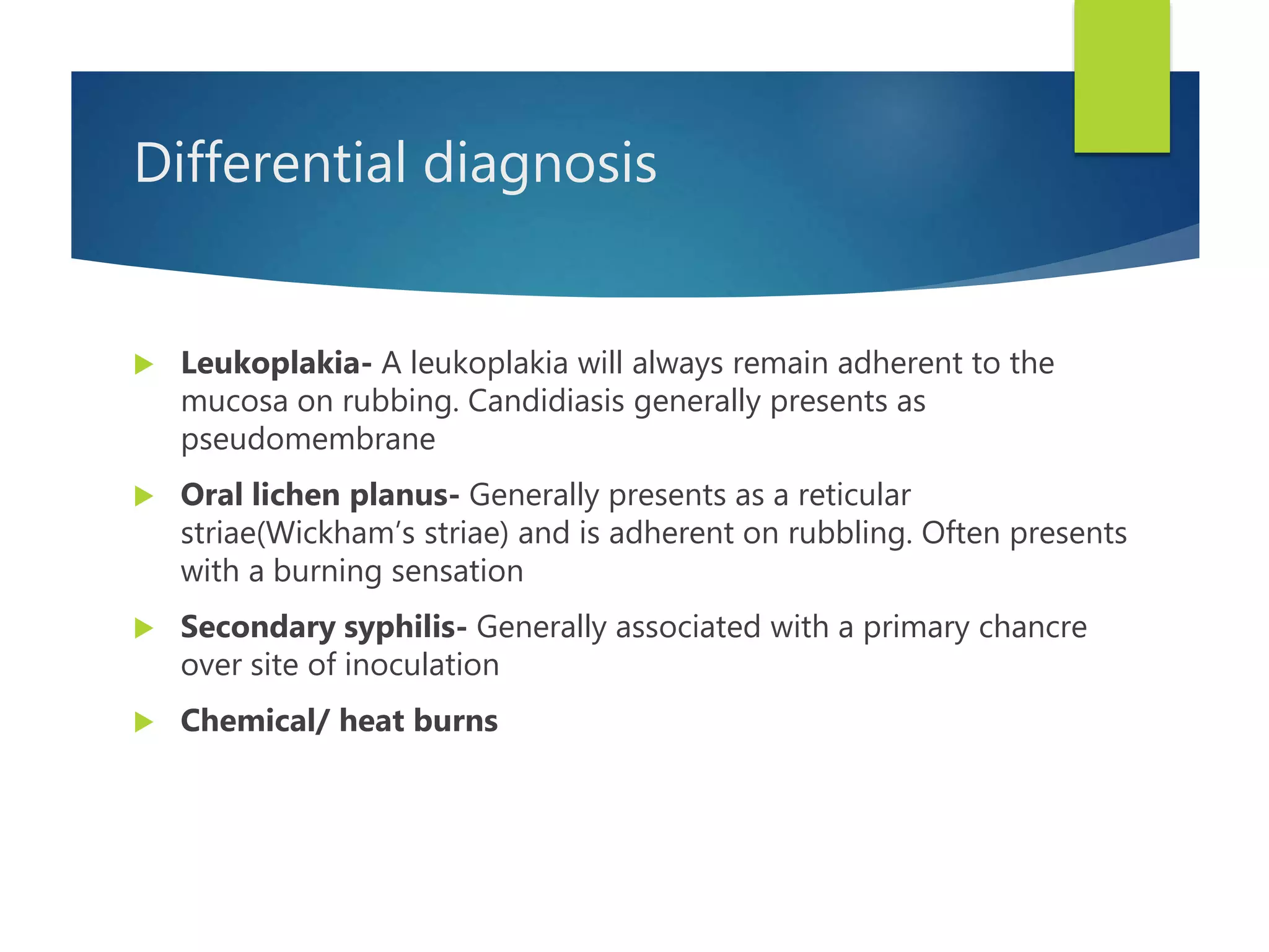Oral mucosal lesions | PPTX