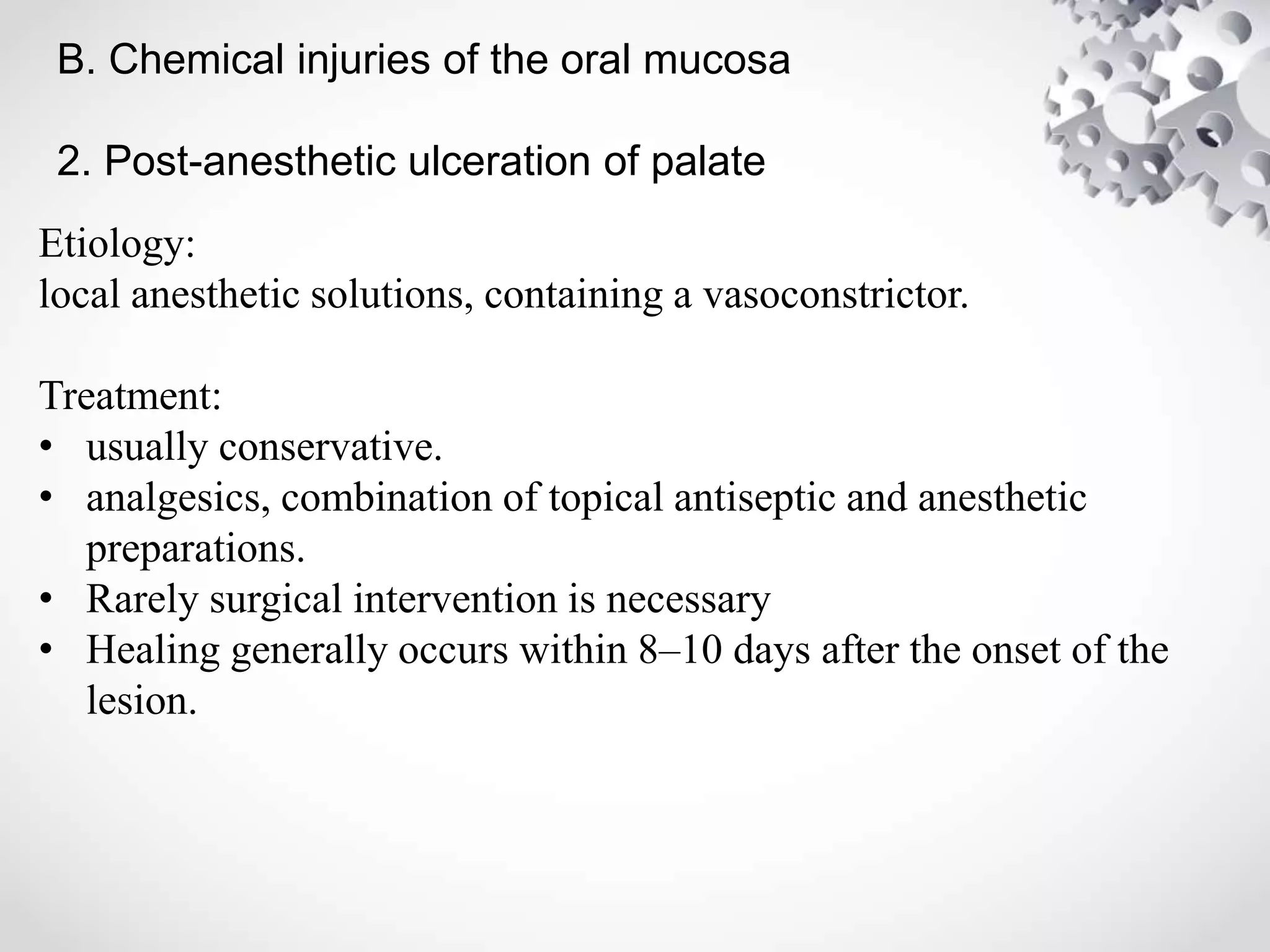 Oral mucosal trauma and injuries.pptx