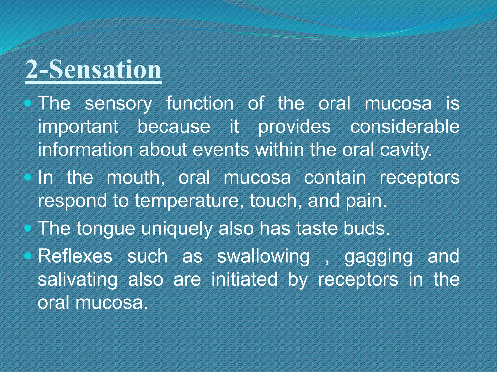 oral mucosa seminar definition and characteristics | PDF | Dental ...