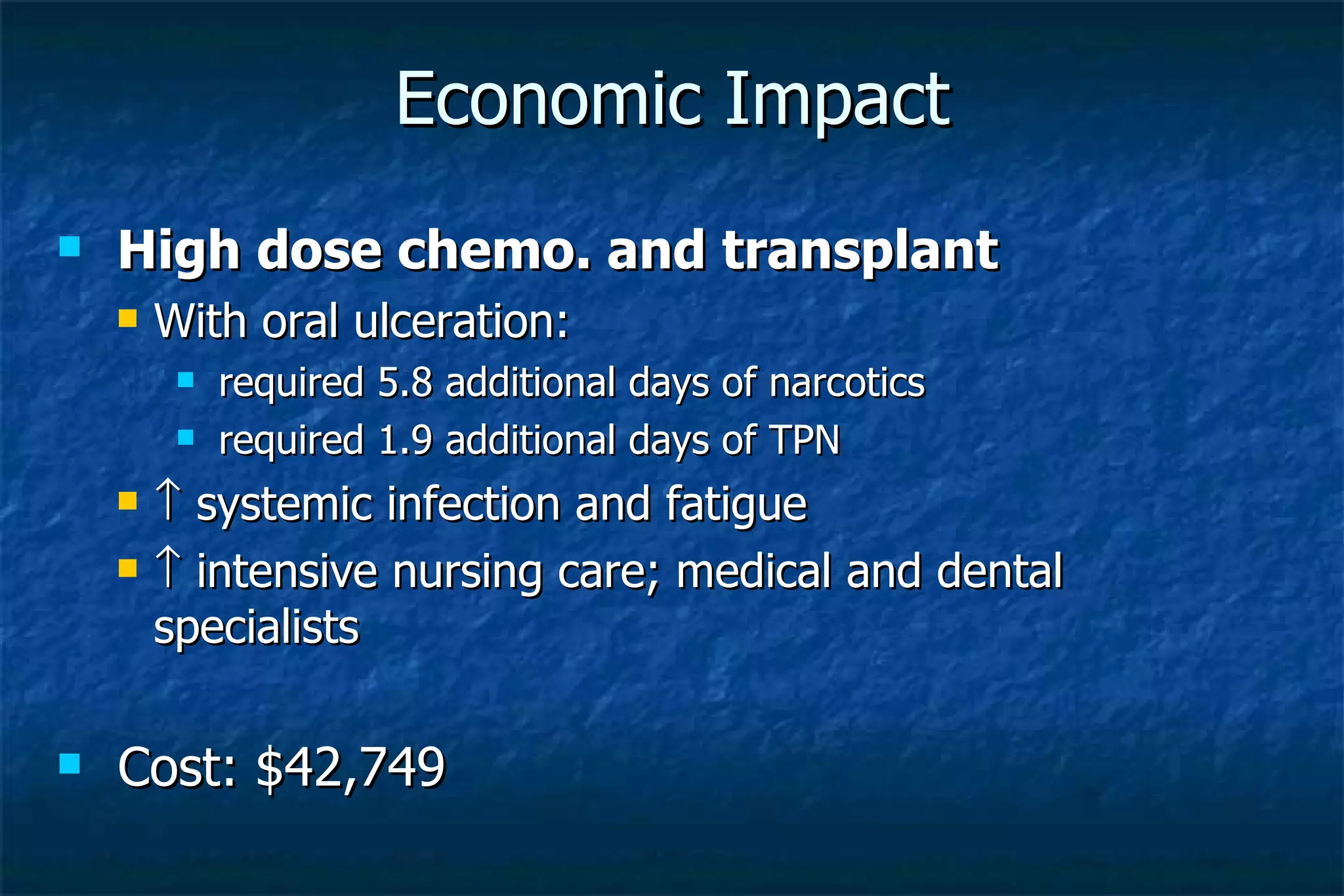 Oral Mucositis In Cancer Care | PPT