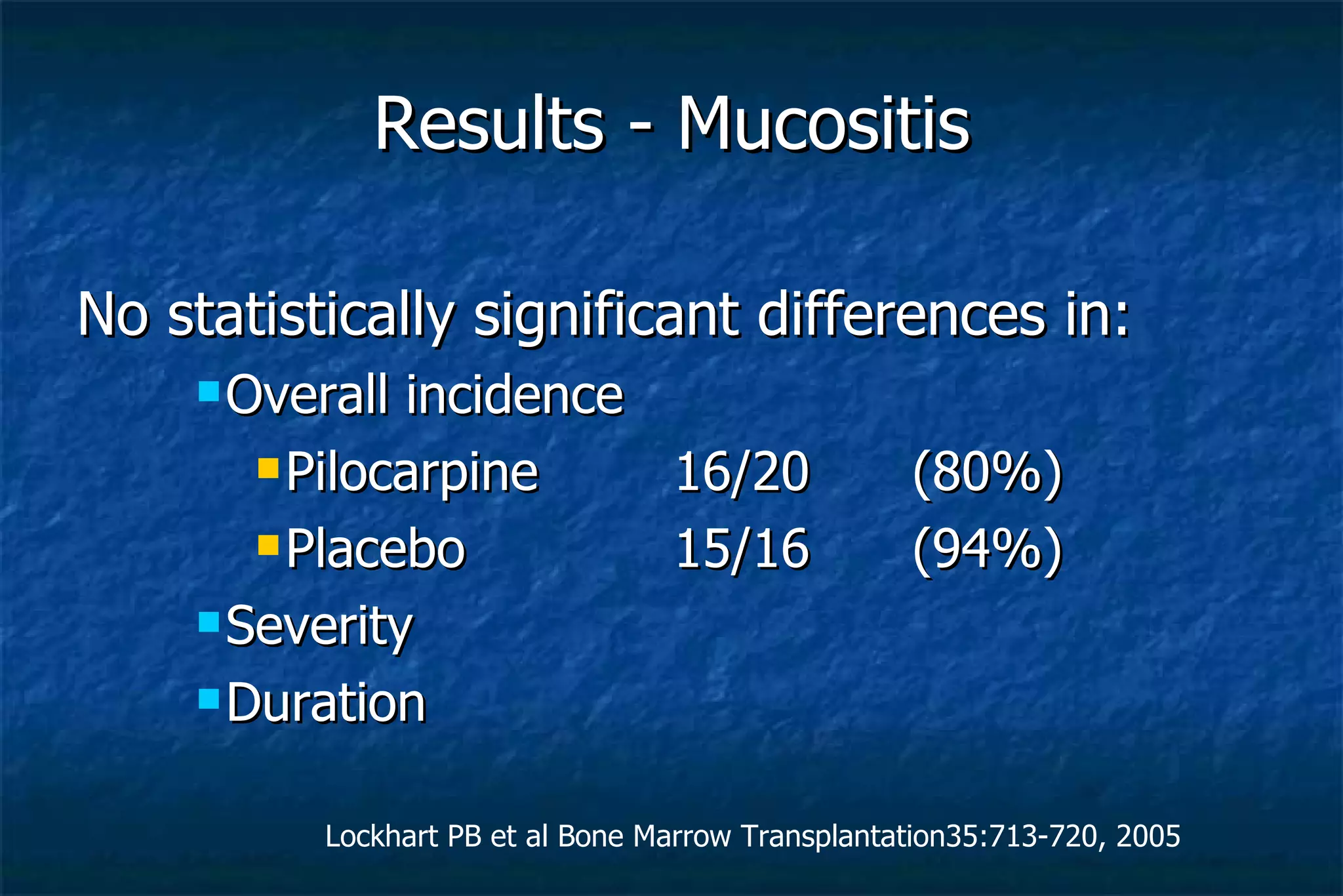 Oral Mucositis In Cancer Care | PPT
