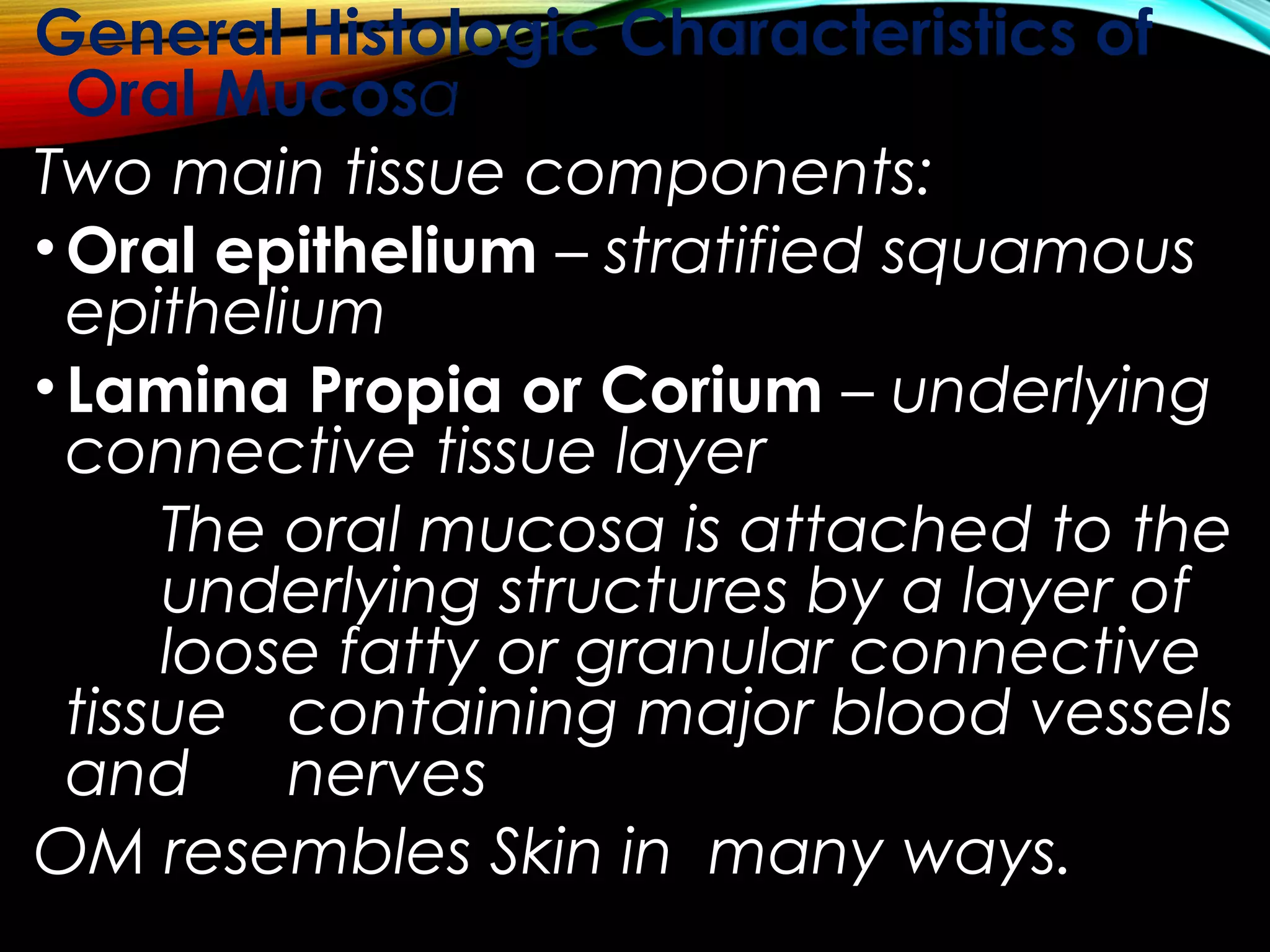 Oral Mucous Membrane... Arindam | PPT