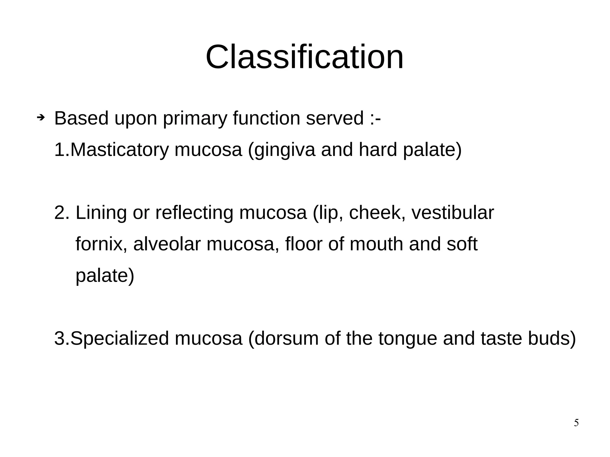 Oral mucous membrane | ODP