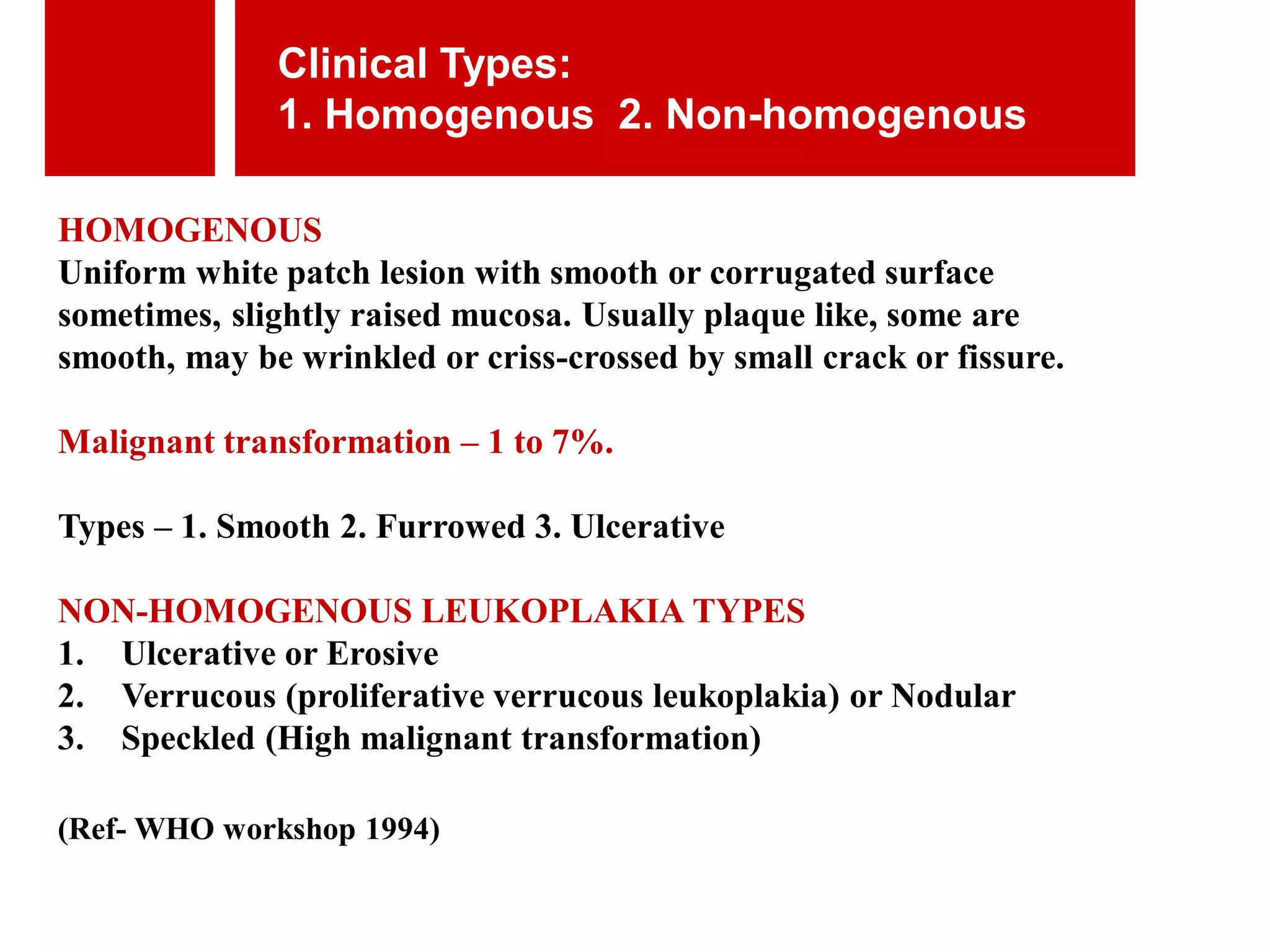 precancerous lesions in oral cavity | PDF