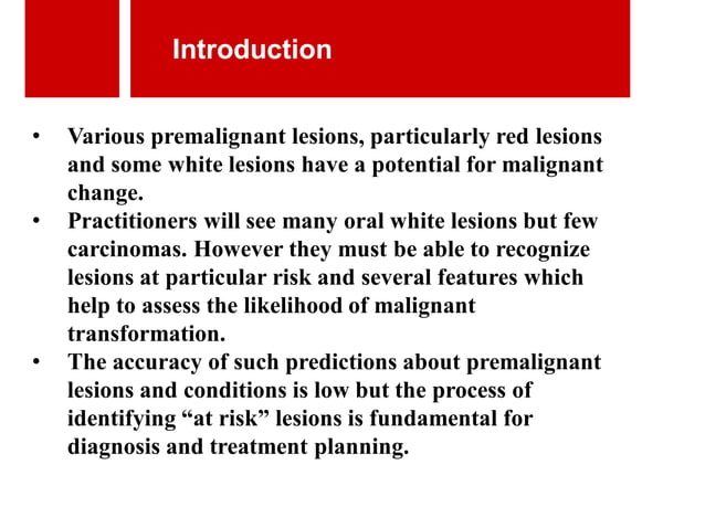 Precancerous Lesions In Oral Cavity Pdf