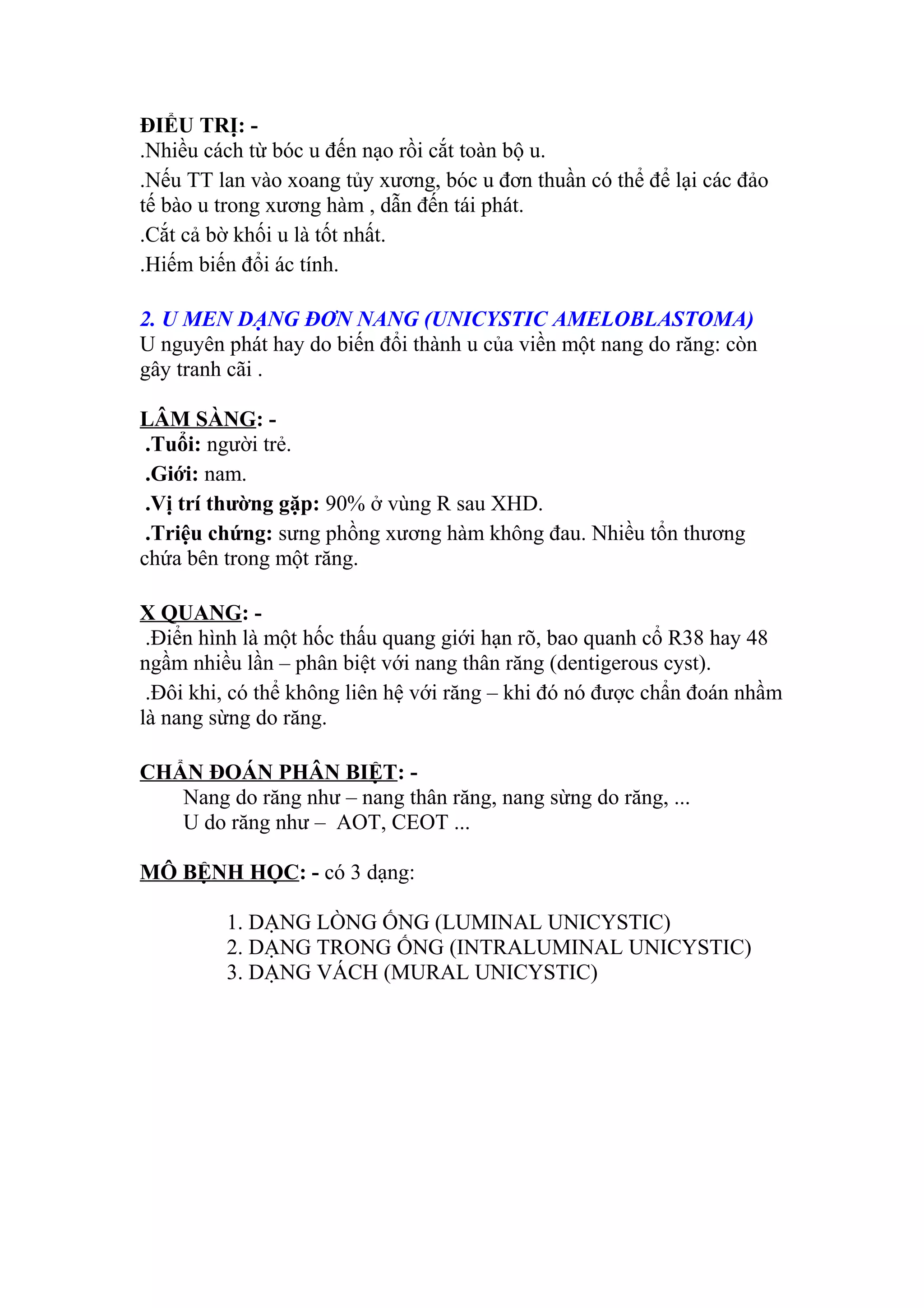 odontogenic tumor- viet | DOC