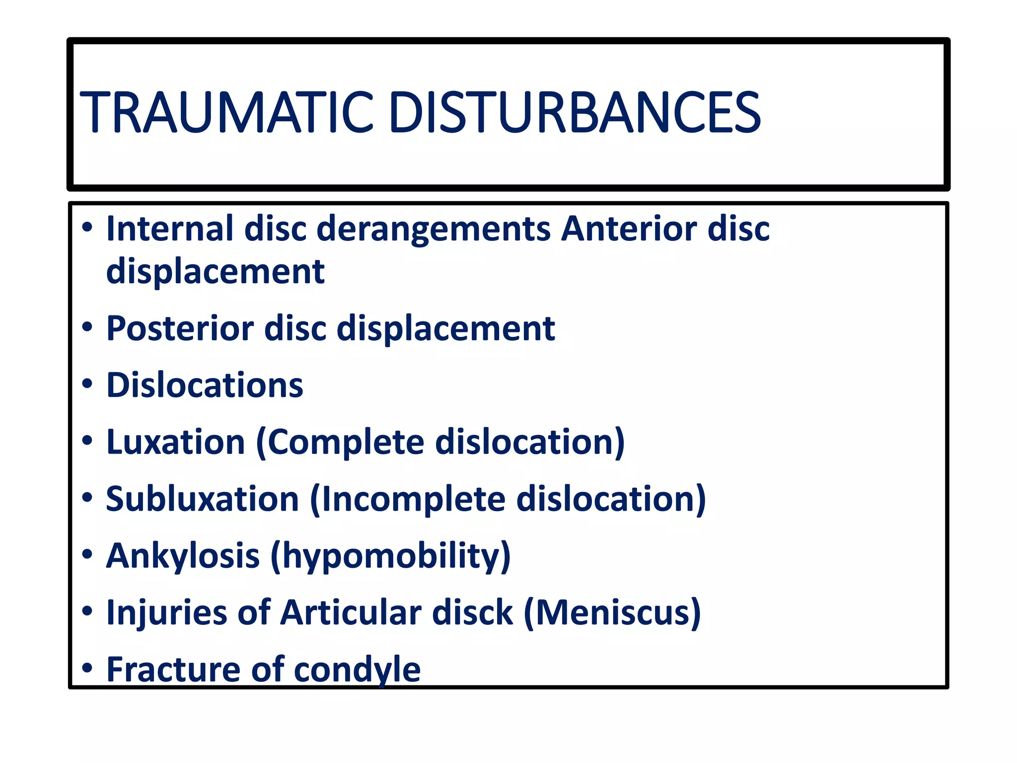 Temporomandibular joint Disorder in oral pathology | PPTX