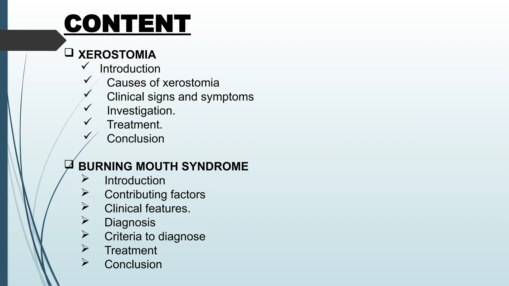 ORAL PATHOLOGY SEMINAR on xerostomia and hyper parathyroidism | PPT