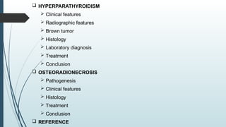 ORAL PATHOLOGY SEMINAR on xerostomia and hyper parathyroidism | PPTX
