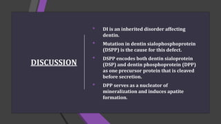 DENTINOGENESIS IMPERFECTA TYPE I: A CASE REPORT | PPT