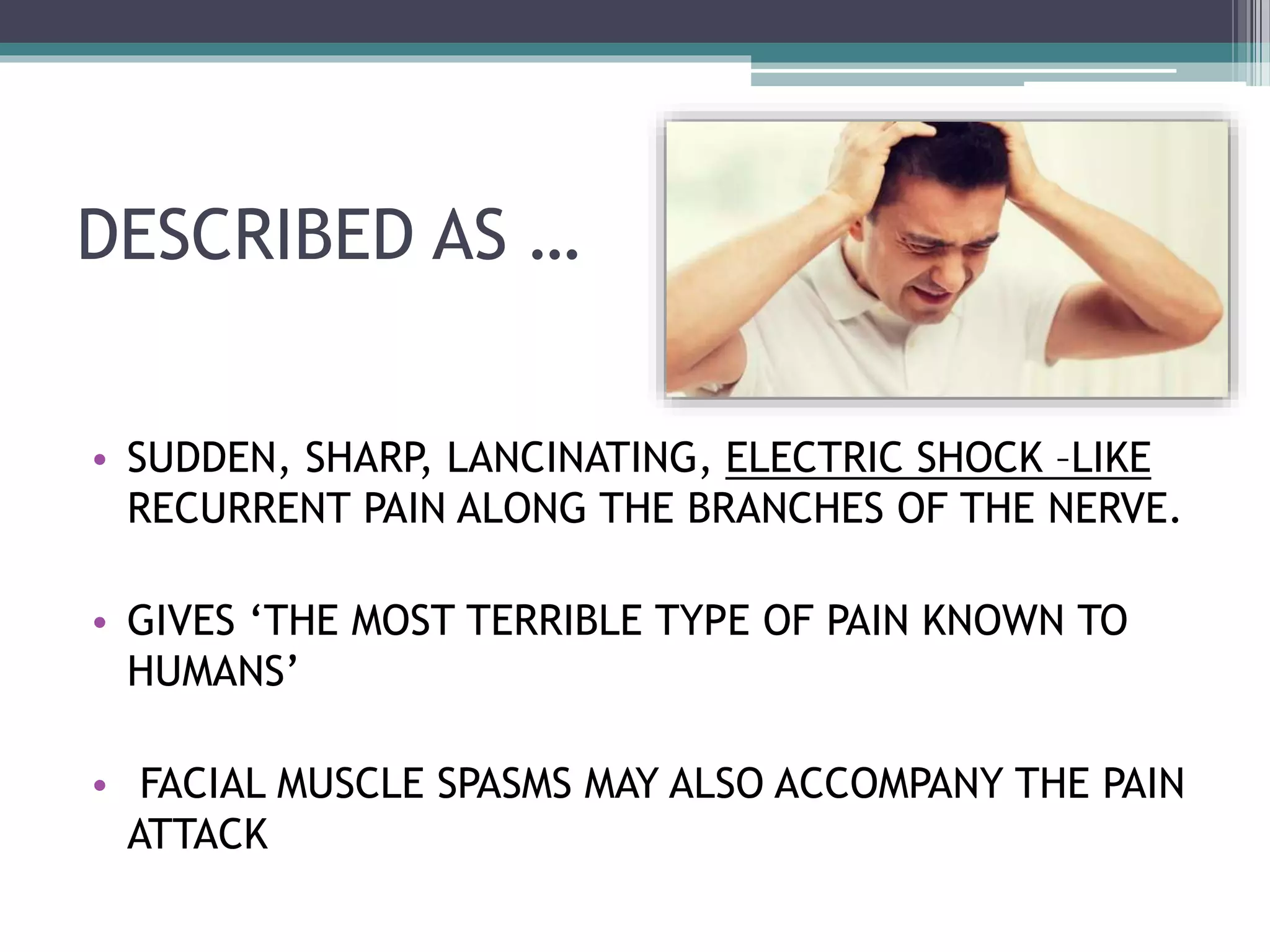 Trigger Zones Of Orofacial Region In Trigeminal Neuralgia | PPTX