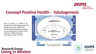 Added value of Positive health concept to WHO health definition in ...