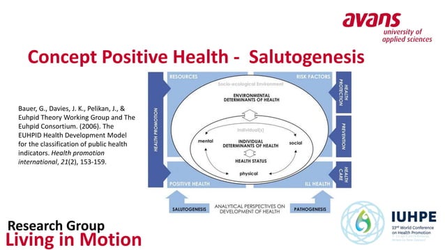 Added value of Positive health concept to WHO health definition in ...