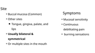 oral potentially malignant disorders opmd | PPTX