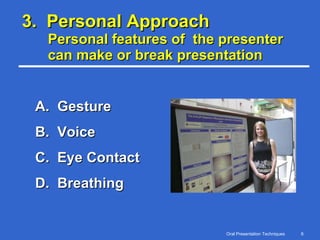 Oral presentation | PPT