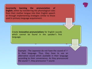 Problems faced by Non-Native English Speakers | PPTX