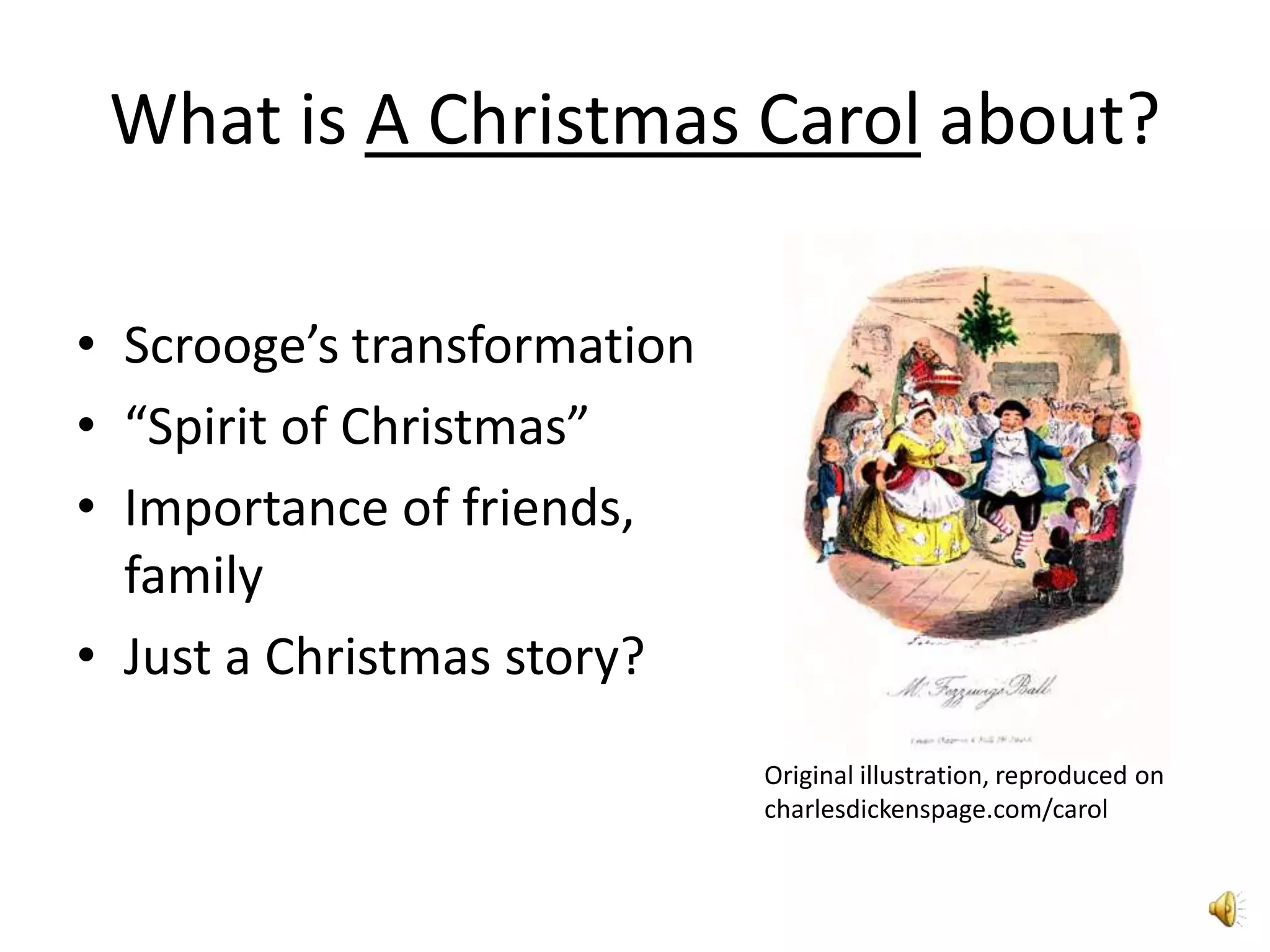 Oral presentation on A Christmas Carol | PPTX