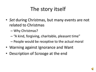 Oral presentation on A Christmas Carol | PPTX