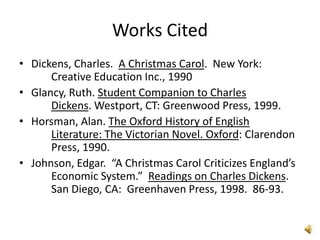 Oral presentation on A Christmas Carol | PPTX