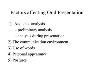 Oral presentation | PPT