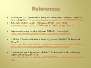 Clinical Investigation of the LAP-BAND medical device | PPT