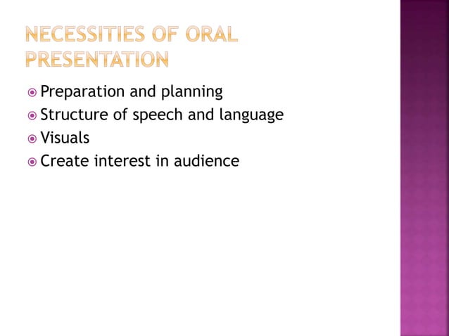 Oral presentation | PPT