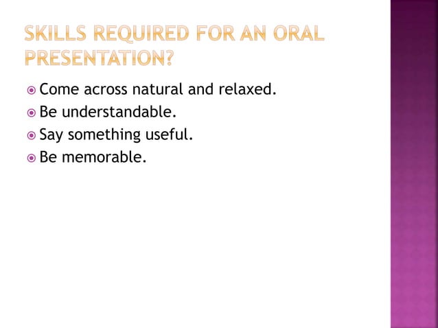 Oral presentation | PPT