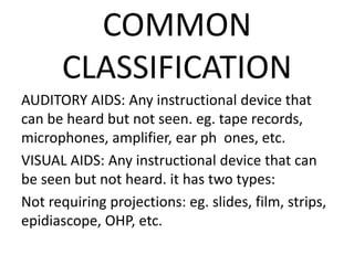 Role of audio visual aids and computers in Oral Presentation | PPTX