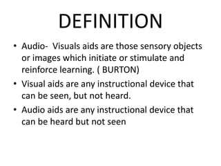 Role of audio visual aids and computers in Oral Presentation | PPTX