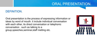 Oral presentation | PPT