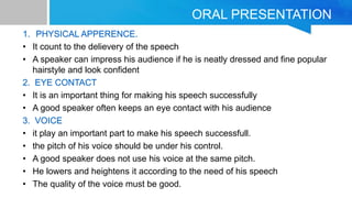 Oral presentation | PPT